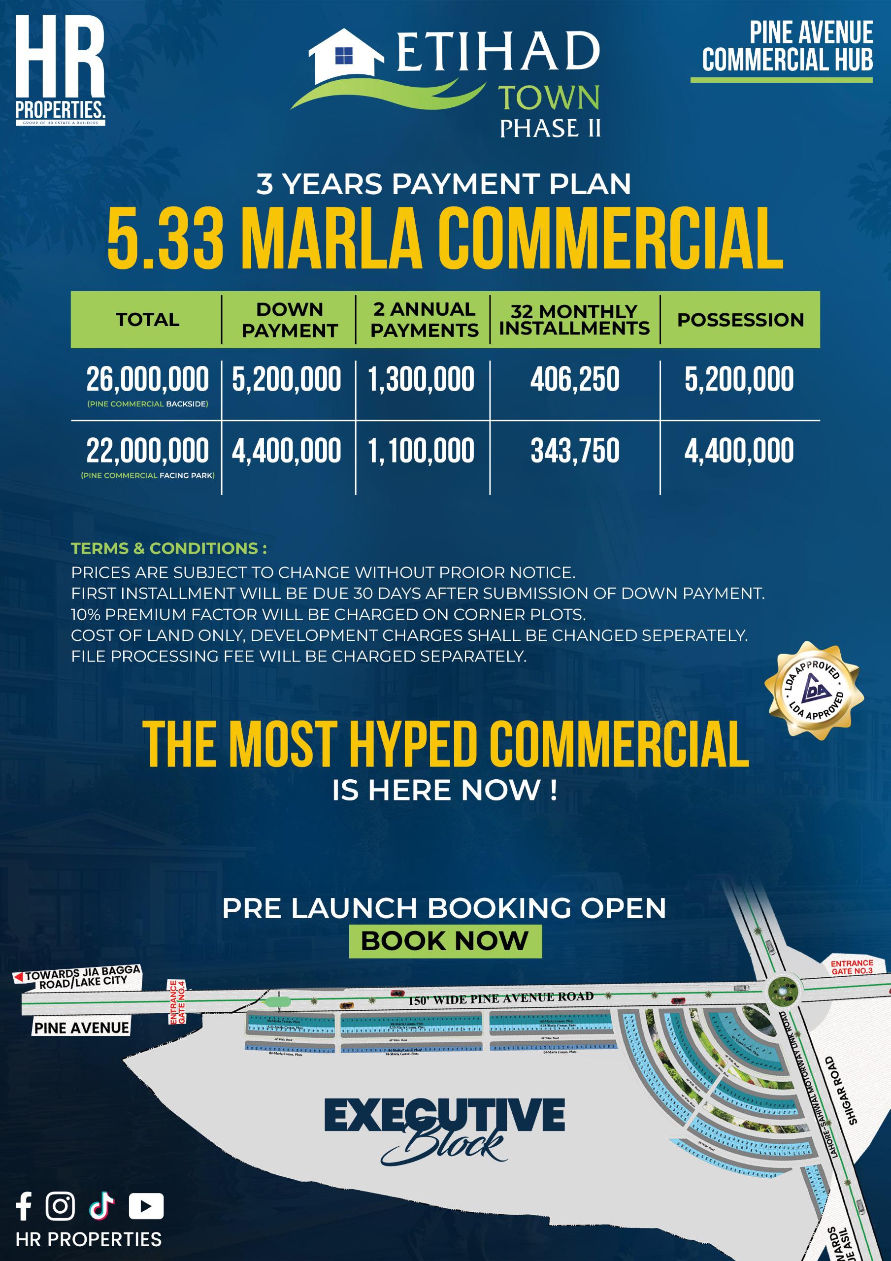 Etihad Town Commercial - Phase 1, 2, 3