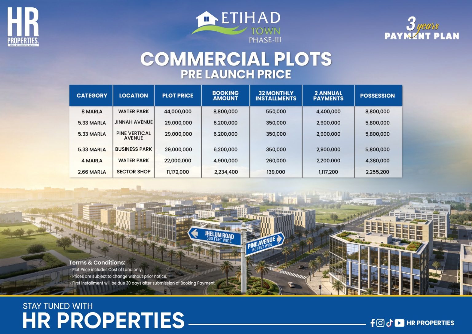 Etihad Town Commercial - Phase 1, 2, 3
