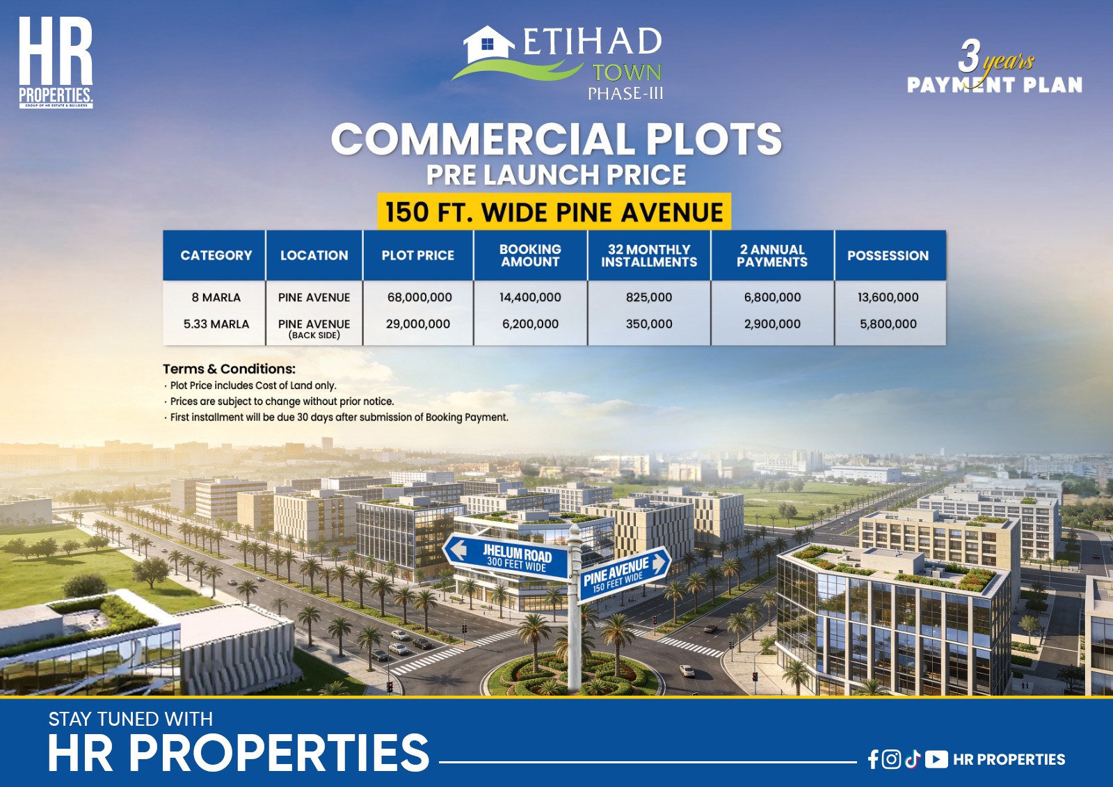 Etihad Town Commercial - Phase 1, 2, 3